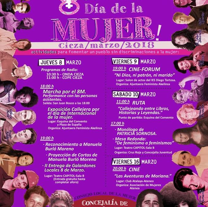 Actividades en Cieza por el Día Internacional de la Mujer - Cieza en tu ...